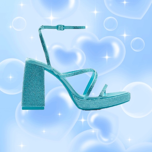 Shoes | Rhinestone Sandal Pink Platform High Heels Crystal Summer Shoes ...